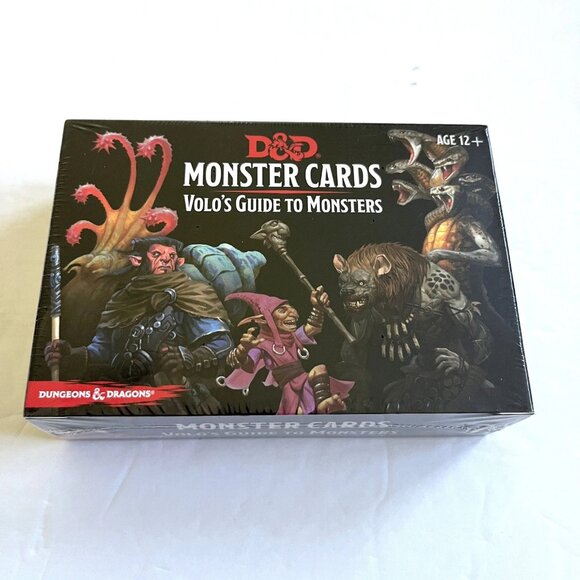 Wizards of the Coast | Toys | Dungeons Dragons Monster Cards Volos ...